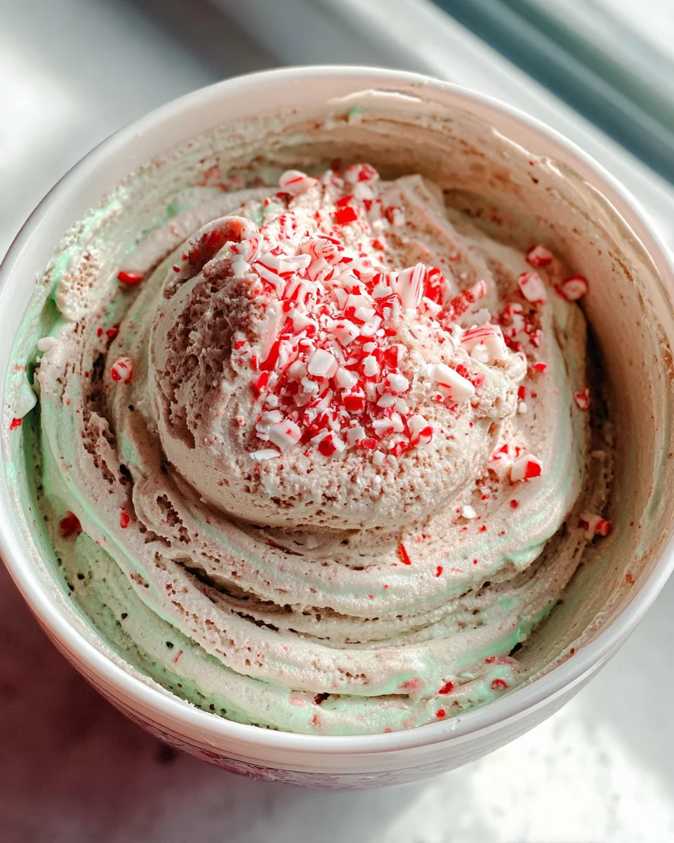Ninja Creami Peppermint Frosty Protein Ice Cream Recipe - kitchenyumm