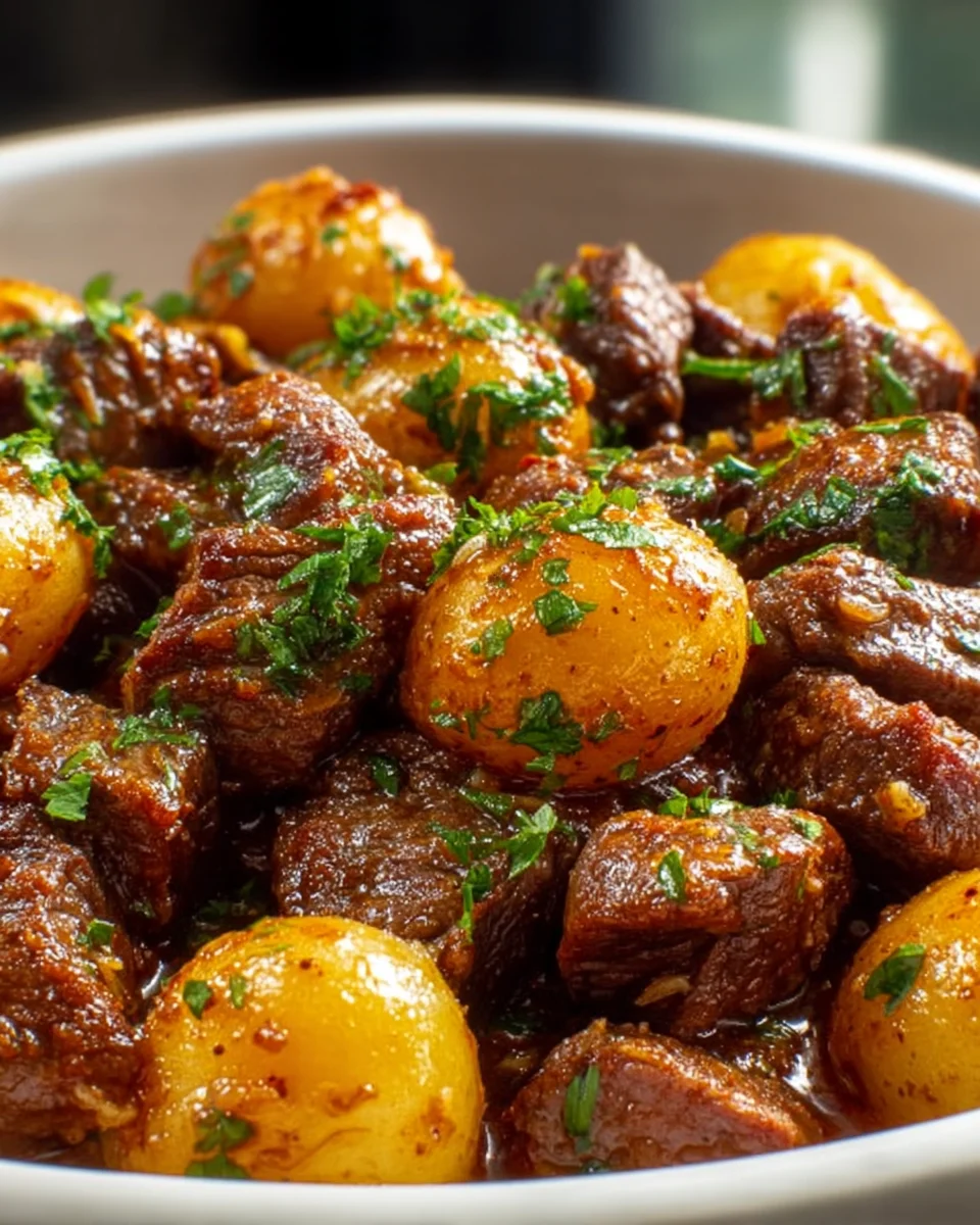 Slow Cooker Garlic Beef Potatoes: Easy, Flavorful Comfort Meal ...